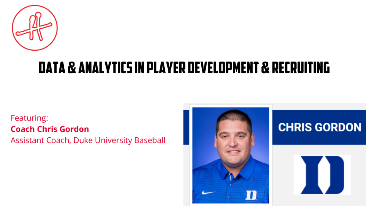 Data & Analytics in Player Development & Recruiting, with Chris Gordon ...